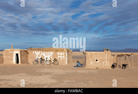 traditional berber cave home morocco with rug furnishing and colourful ...
