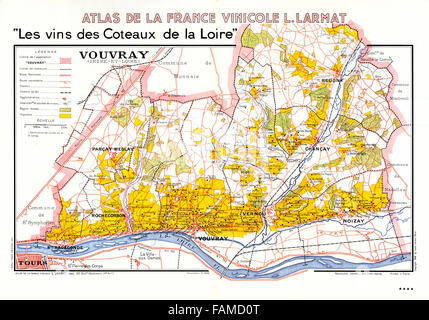 Vouvray Loire Valley region France - The entrance to Chateau Stock ...