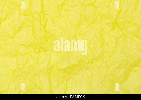 creased yellow tissue paper background texture Stock Photo - Alamy
