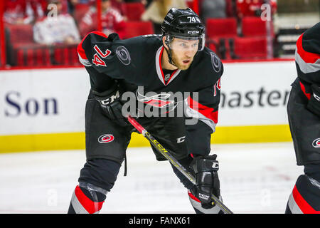 Carolina Hurricanes defenseman Jaccob Slavin (74) during the NHL game ...