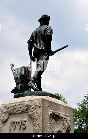 The Concord Minuteman of 1775 by Daniel Chester French, 1875, 1889 ...