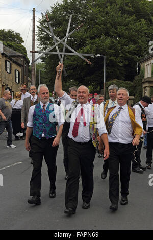 North British Sword dance team dancing a longsword dance at Whitby folk ...