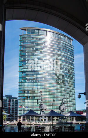 One West India Quay, Canary Wharf, London, England, U.K Stock Photo - Alamy