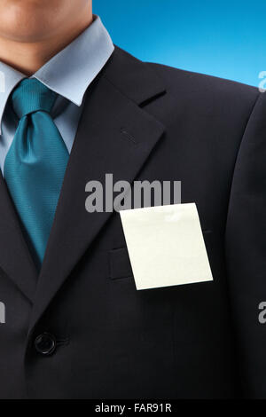 Human being sticked with sticky notes Stock Photo - Alamy