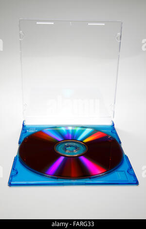 Blank compact disc in open case Stock Photo - Alamy