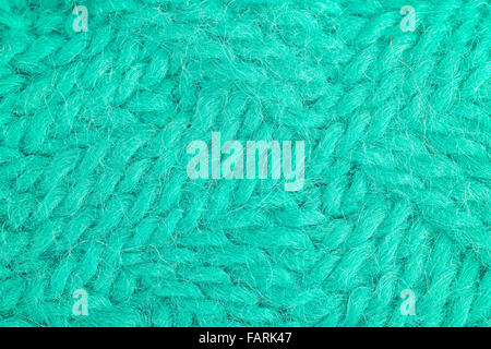 Close up macro detail of Yarn thread lines running in the weaving loom ...