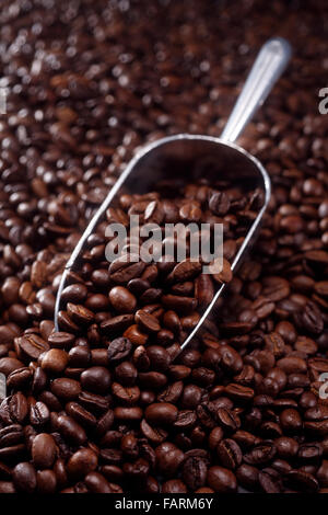 stock image of the shovel of coffee bean Stock Photo - Alamy