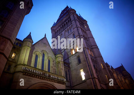 The Old Quadrangle buildings, Manchester University campus, Oxford Road ...