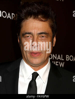 Benicio Del Toro attends the National Board of Review Awards gala at ...