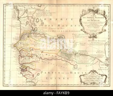 Carte de L'Afrique. Map of Africa. Takrur Guinea Congo. MALTE-BRUN ...