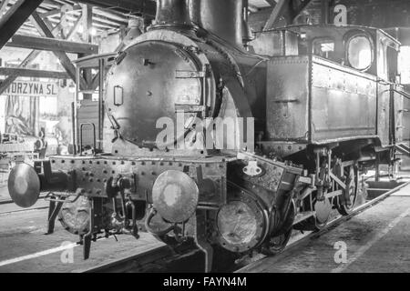 Old steam engine locomotive from 1886 Stock Photo - Alamy