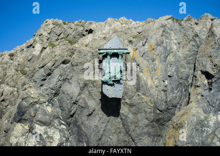 The MV Princess Victoria Memorial sculpture at Portpatrick, in Dumfries ...