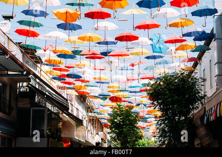 Umbrella Street , Antalya, Turkey Stock Photo - Alamy