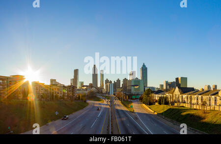 View of Atlanta from Jackson Street Bridge Stock Photo - Alamy