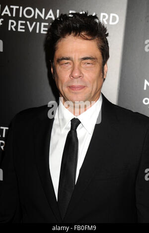 Benicio del Toro attends the National Board of Review Awards gala at ...