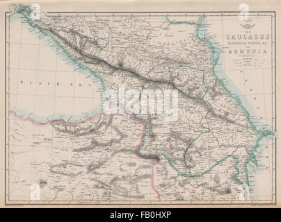 THE CAUCASUS & ARMENIA. Circassia Georgia Armenia. Azerbaijan. WELLER ...