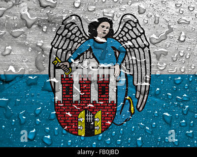 flag of Torun with rain drops Stock Photo - Alamy