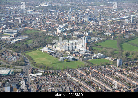 Aerial photograph of Leicester city centre Stock Photo - Alamy