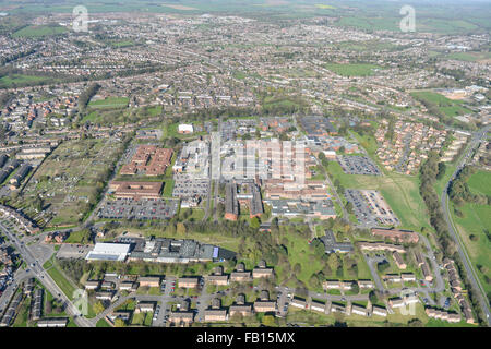 aerial view of Leicester General Hospital Stock Photo - Alamy