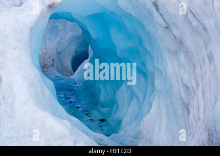 Moulin / glacier mill, shaft in ice sheet caused by glacial meltwater ...