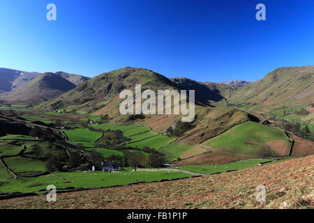 Spring, The Martindale Common valley, with Beda Fell, Lake District ...