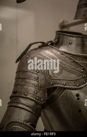 Medieval iron armor, Spanish armada Stock Photo - Alamy