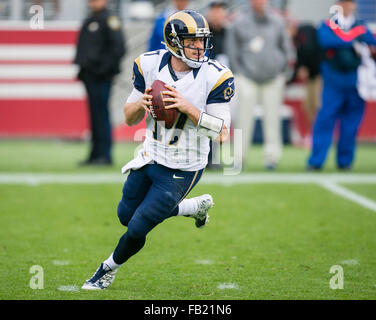St. Louis Rams quarterback Case Keenum (17) passes as he is pressured ...