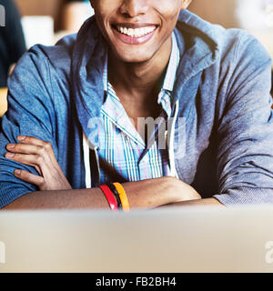 Smile Man Men Hipster Confidence Male Stylish Concept Stock Photo - Alamy