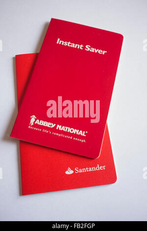 An Abbey National Building Society passbook from the late eighties and ...