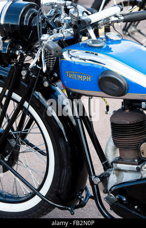 1930 Triumph NSD motorcycle. Classic british motorcycle at the VMCC ...