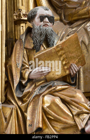 Lübeck, Marienkirche, Antwerpener Retabel von 1518 Stock Photo - Alamy