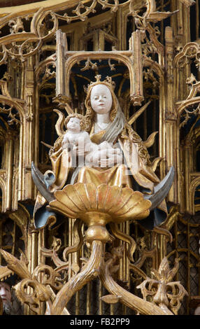 Lübeck, Marienkirche, Antwerpener Retabel von 1518 Stock Photo - Alamy