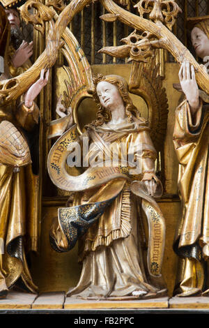 Lübeck, Marienkirche, Antwerpener Retabel von 1518 Stock Photo - Alamy