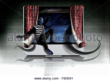 Man climbing through open window Stock Photo: 37809064 - Alamy