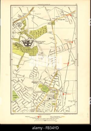 LONDON: Barkingside, Grange Hill, Mossford Green, Fairlop, 1923 vintage ...