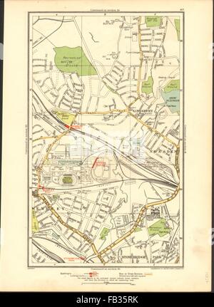 WEMBLEY: Kingsbury, Neasden, Church End, British Empire Exhibition ...