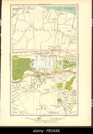 LONDON: Belvedere, Erith, Lessness Heath, Northumberland Heath, 1928 ...