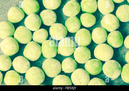 Closeup of Frosted Peas Stock Photo - Alamy