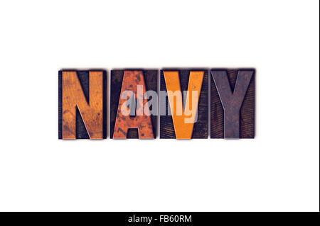 The word "Navy" written in white 3D letters on a colorful background ...