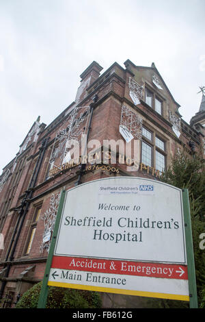 Sheffield Children's hospital on Western Bank in the City of Sheffield ...