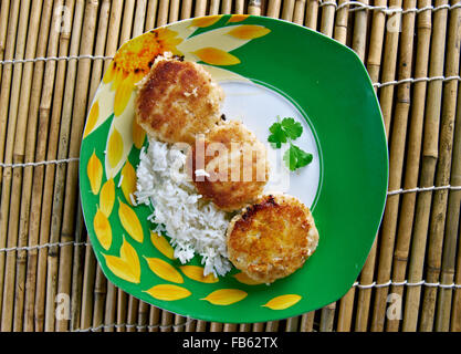 Bajan Sweet Potato Fish Cakes.Barbados, North America Stock Photo - Alamy