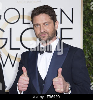 Gerard Butler on the Red Carpet at the Hollywood Film Awards live from ...