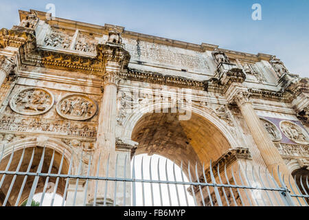 the imposing walls of a Roman triumphal arch Stock Photo - Alamy