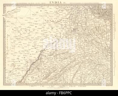 RAJASTHAN, India. Delhi Jaipur Marwar Bikaner Mewar Bundelkhand. SDUK ...