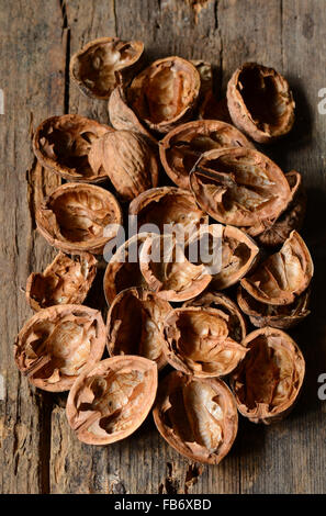 open, empty nutshell Stock Photo - Alamy
