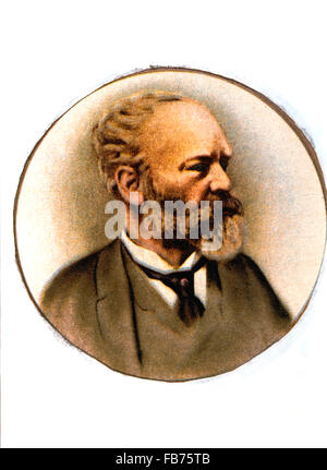 Portrait of the composer Antonin Dvorak (1841-1904), 1889 Stock Photo ...