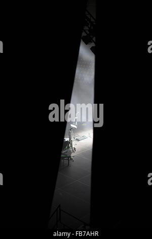 Stage With Musical Instruments Stock Photo - Alamy