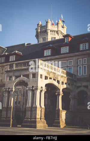 nice magdalena palace in santander,spain Stock Photo - Alamy