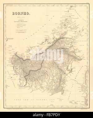 DUTCH EAST INDIES Indonesia BORNEO Kalimantan Sarawak DORNSEIFFEN 1902 ...