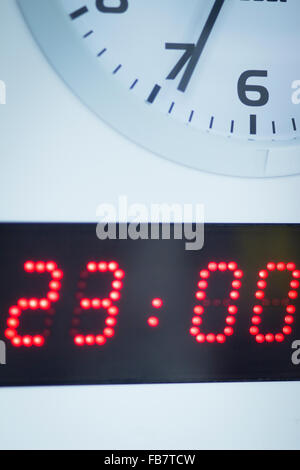 Hospital operating room clock photo Stock Photo - Alamy